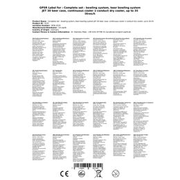 ich-zapfe Komplett Set - Zapfanlage, Bierzapfanlage JET 30 Bierkoffer, Durchlaufk&uuml;hler 1-leitig Trockenk&uuml;hler, bis zu 35 Liter/h