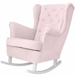 Caramella Schaukelstuhl / Stillstuhl rosa