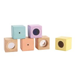 Plan Toys Sinneskl&ouml;tze Holz pastell