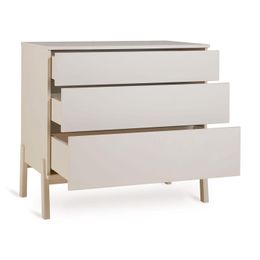 Quax Ashi Kommode | Wickelkommode mit 3 Schubladen & Push-to-Open-System | Modernes Design f&uuml;r Babyzimmer