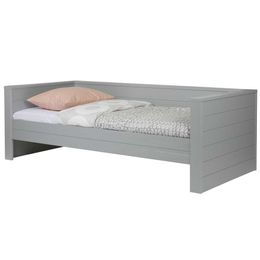 WOOOD - Sofabett Dennis, betongrau, matt, 73x219x101 cm
