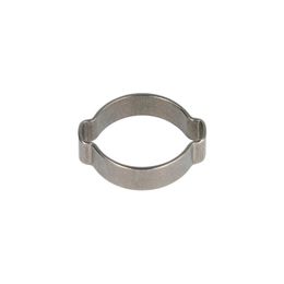 ich-zapfe 2-Ohr-Schlauchklemme 7 mm, Edelstahl