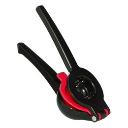 ich-zapfe Zitronenpresse, Zitruspresse, Limettenpresse - SQUEEZY, (Black Edition) - Manuelle aus Aluminiumguss