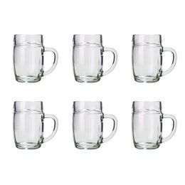 ich-zapfe Bierglas, Bierkrug, Ma&szlig;krug, Bierseidel 6er Set Biergl&auml;ser, Mannheim - 0,3 Liter