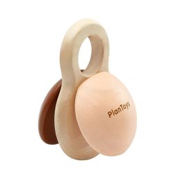 Plan Toys - Rassel - Shake N Clap, Gummibaumholz
