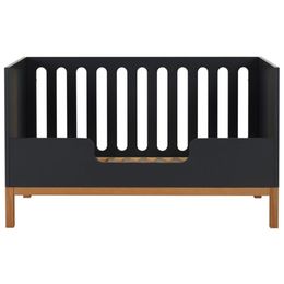 Quax Indigo Umbauseite Babybett / Juniorbett schwarz