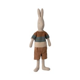 Maileg Kinderspielzeug, Kinderpuppe - Kaninchen Gr&ouml;&szlig;e 4, Klassisch - Strickhemd und Shorts