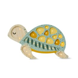 Little Lights Nachtlicht Kinder, Nachtlampe Schildkr&ouml;te - 100% Kiefernholz natur