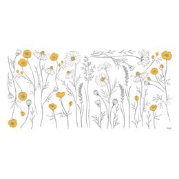 lilipinso Wandsticker XL Kamille & Butterblume gro&szlig;
