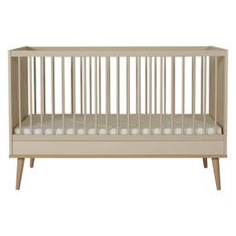 Quax Flow Babybett umbaubar clay 70 x 140