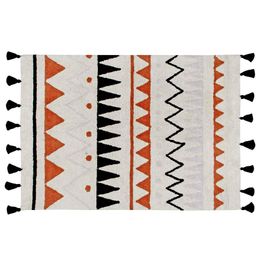Lorena Canals Teppich Azteken Muster natur terracota