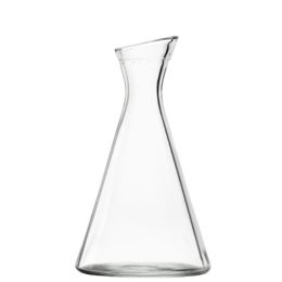 ich-zapfe Wasserkaraffe, Glaskaraffe, Weinkaraffe - Pisa, 0,5L, Elegant & Vielseitig | Wasser, Wein, Limonade & mehr