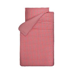Bink Bettw&auml;sche BB Karo rot 135 x 200
