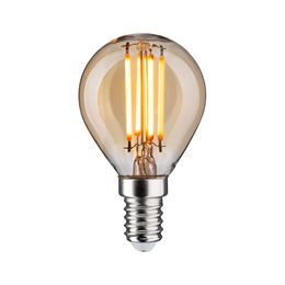 Paulmann LED-Leuchtmittel '1879' dimmbar Tropfen gold E14 4,9 W 450 lm warmwei&szlig;