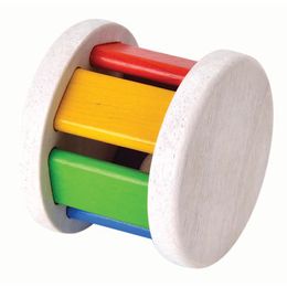 Plan Toys - Krabbelspielzeug - Walze bunt, Gummibaumholz