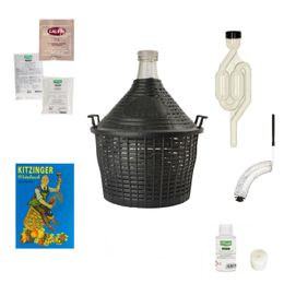ich-zapfe Wein selber machen, Wein starterset, Weinbrauset, Weinherstellung starterset - mit Weinballon 20L, klein
