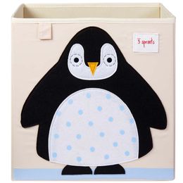 3 Sprouts Spielzeugkorb Pinguin