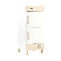 Kids Concept K&uuml;hlschrank Holz weiss mit natur