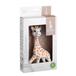 Sophie la girafe Bei&szlig;ring, Ringrassel - Naturkautschuk, Geschenkkarton wei&szlig;