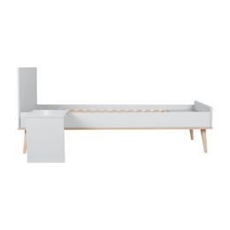 Quax Flow Junior Kit 170x70 cm | Umbauset f&uuml;r Flow Babybett zum Juniorbett | Mit Nachttisch & Bettgitter-Option