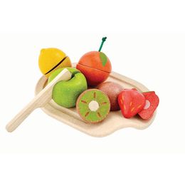 Plan Toys - Fr&uuml;chte zum Schneiden, Gummibaumholz