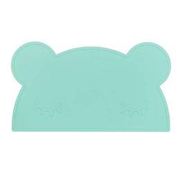 We might be tiny Kinder Tischset Silikon B&auml;r mint