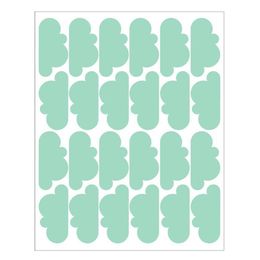 tresxics Wandsticker Wolken mint