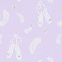 Little Sanderson Abracazoo Tapete Ballettschuhe lavendel