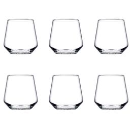 ich-zapfe Whiskygl&auml;ser, Whiskybecher - 6er Set - Allegra, 345ml