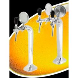 ich-zapfe Schanks&auml;ule, Bierzapfs&auml;ule, Chrom, 2-leitig