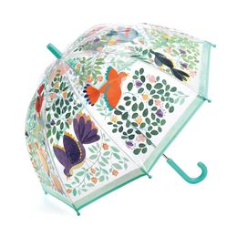 Djeco Kinder Regenschirm V&ouml;gel und Bl&auml;tter