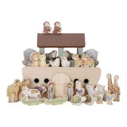 Little Dutch Spielset Arche Noah: Holzspielzeug mit Figuren & Boot - Holzspielzeug & Geschichtenerz&auml;hlen