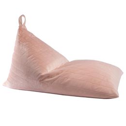 nobodinoz Sitzsack "Essaouira" Savanna Samt rosa