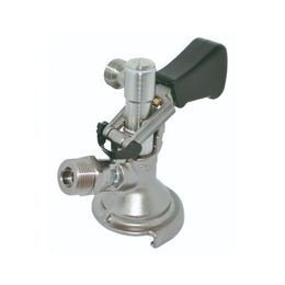 ich-zapfe Zapfkopf, Keg Verschluss - Flach Fitting, Seitlicher Ausgang (Thekenanstich)