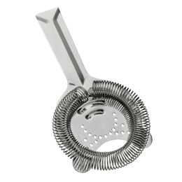 ich-zapfe Barsieb & Cocktailsieb - Hawthorne Strainer PROFI, mit 2 Ohren - F&uuml;r perfekte Cocktails & Drinks