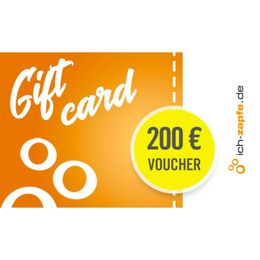 ich-zapfe Geschenk - Gutschein 200 Euro