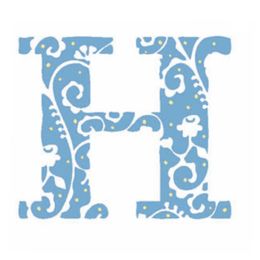 lilipinso Sticker blau Buchstabe h