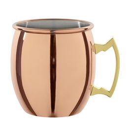 ich-zapfe Becher, Tasse - Moscow Mule, Edelstahl, Kupferfarbenem, 550ml
