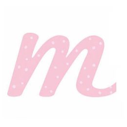 lilipinso Sticker rosa Buchstabe m