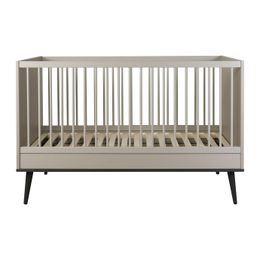 Quax Babybett - Flow 140 x 70 cm Stein
