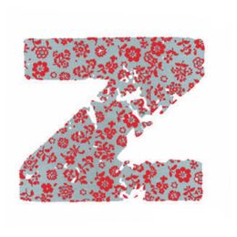 lilipinso Sticker rosa Buchstabe z