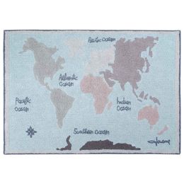 Lorena Canals Teppich Weltkarte
