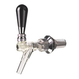 ich-zapfe Zapfhahn, Kompensatorhahn, Bierzapfhahn, Schankhahn, Modell - Speedy X transparent, Chromfarben