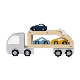 Jabadabado Kinderspielzeug, Spielzeugautos - Autotransporter mit Sportwagen