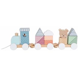 Jabadabado Spielzeug, Holzspielzeug, Holzeisenbahn, Baukl&ouml;tze - Teddy