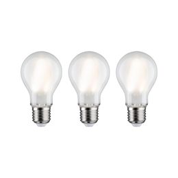 Paulmann LED-Leuchtmittelset Standardform matt E27 9 W 1055 lm neutralwei&szlig; 3 St&uuml;ck