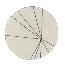 Lorena Canals Waschbarer Teppich - Trace Beige, 160 cm