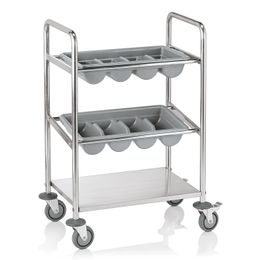 ich-zapfe Besteckwagen mit 2 Besteckk&auml;sten