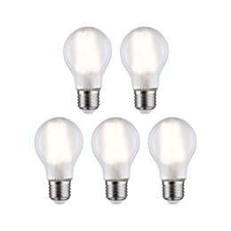 Paulmann LED-Leuchtmittelset Standardform matt E27 7 W 806 lm neutralwei&szlig; 5 St&uuml;ck