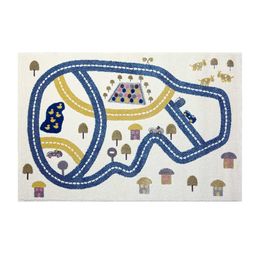 Art for Kids Kinderteppich Rennstrecke 80 x 150